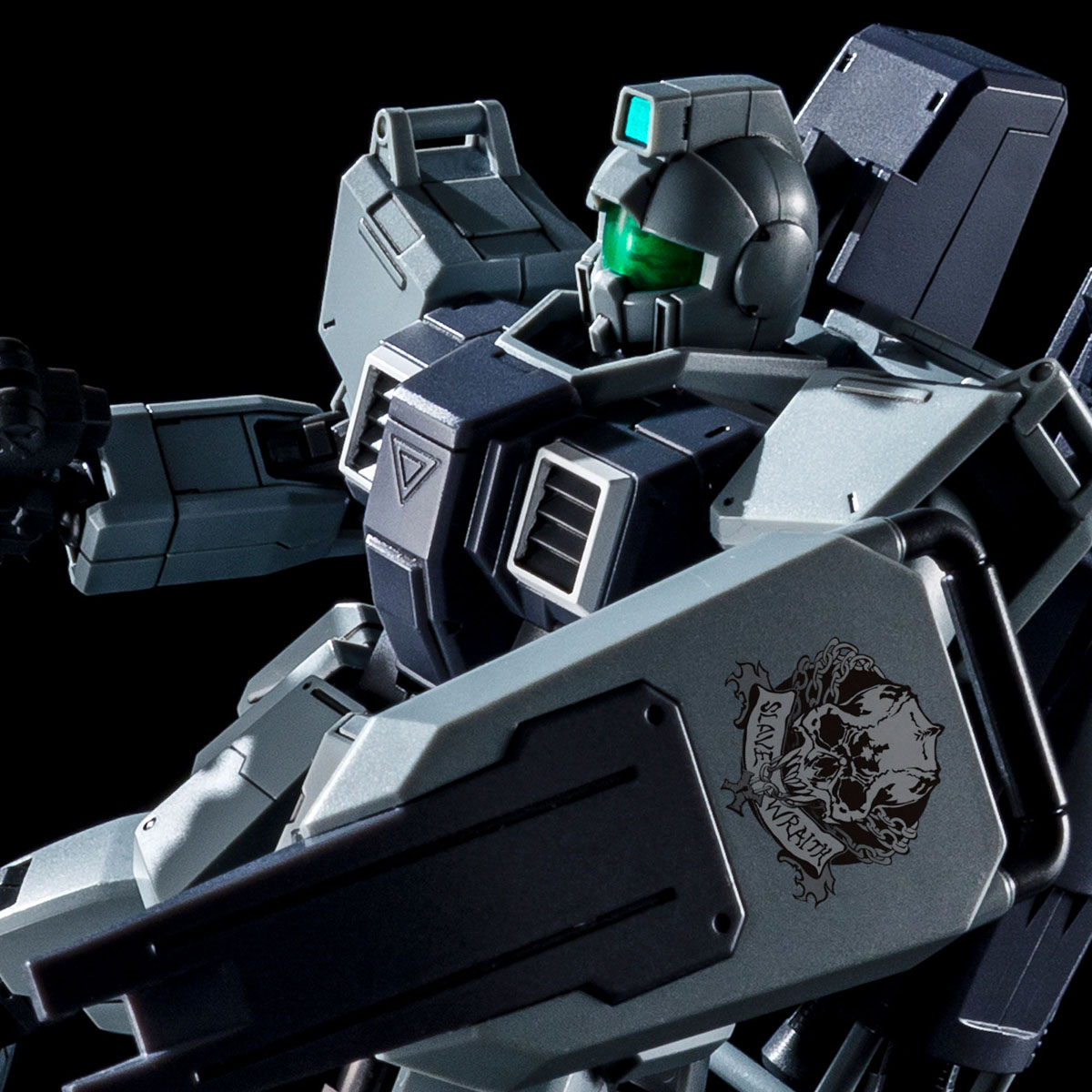 HG 1/144 GM GROUND TYPE (SLAVE WRAITH TEAM CUSTOM) (PARACHUTE PACK ...