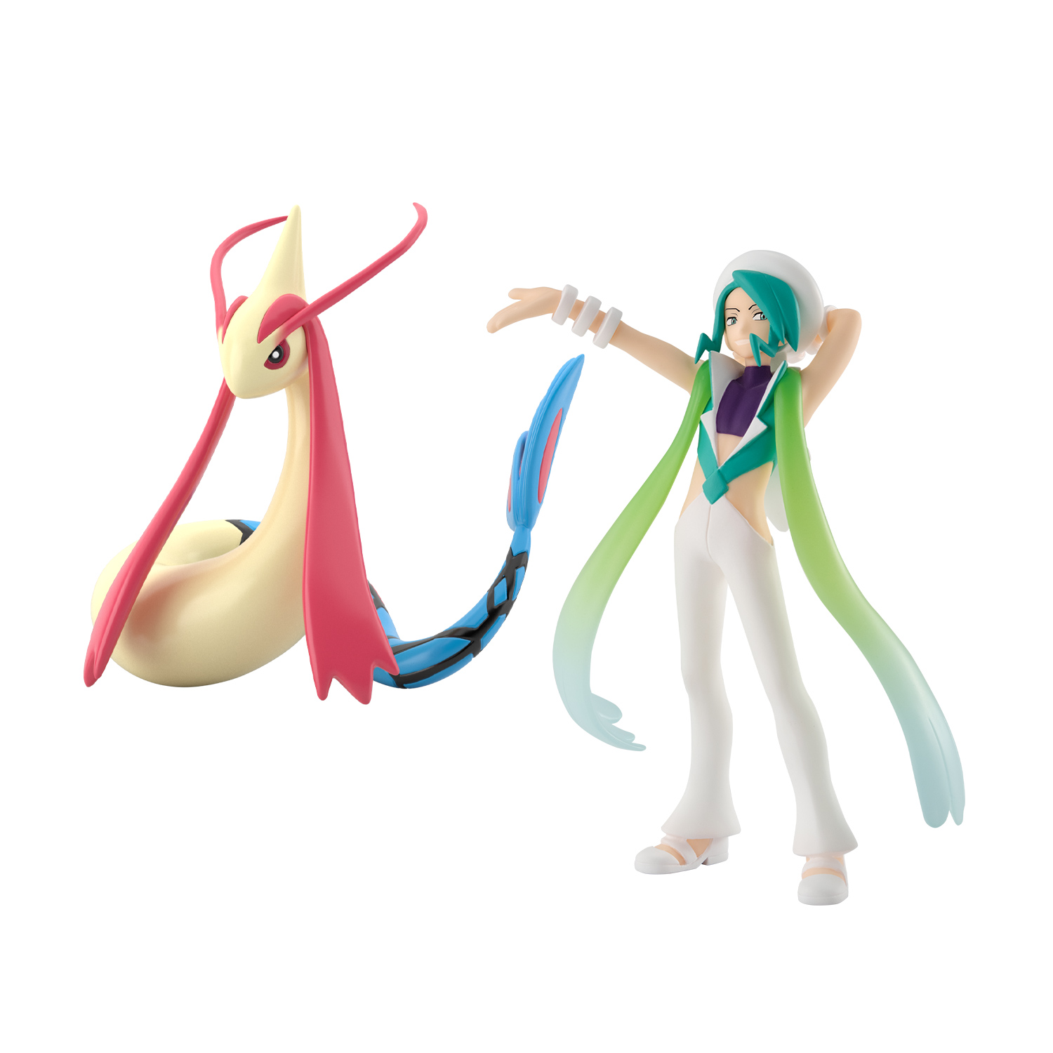 POKEMON SCALE WORLD HOENN WALLACE & MILOTIC W/O GUM | 寶可夢 | PREMIUM ...