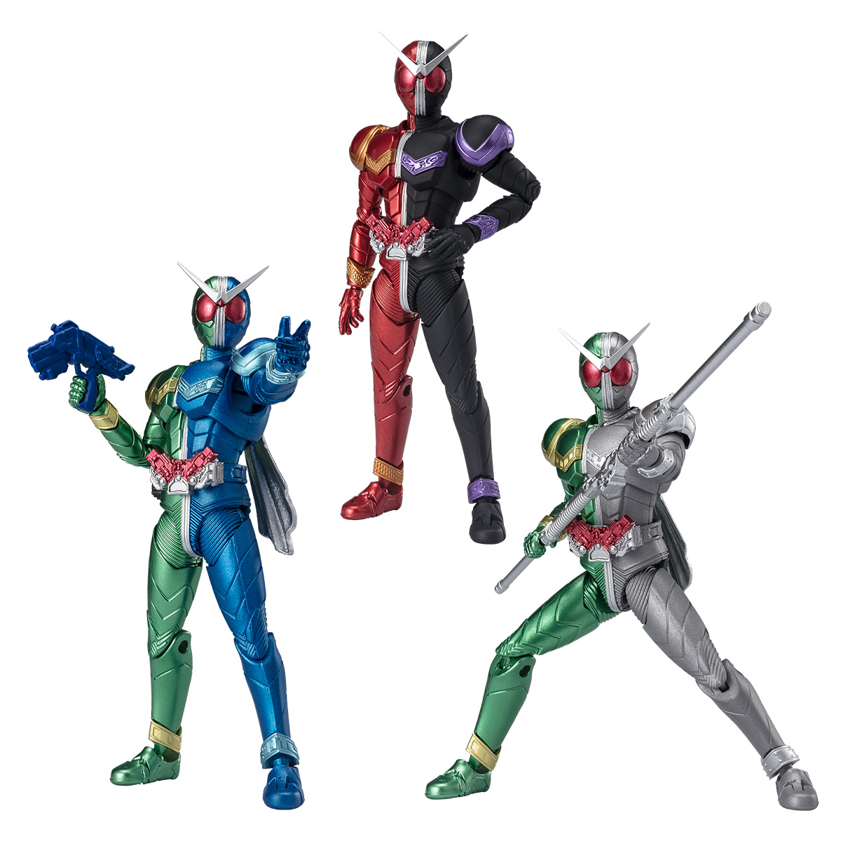 SHODO-XX KAMEN RIDER W HALF CHANGE SET 01 W/O GUM | Kamen Rider ...