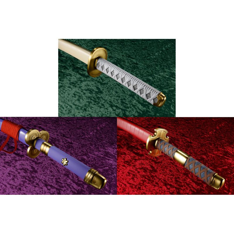 PROPLICA RORONOA ZORO THREE SWORDS set (Wado Ichimonji, Sandai Kitetsu ...