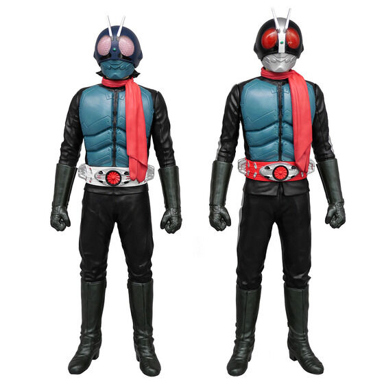 JUMBO SOFT VINYL FIGURE MASKED RIDER/ MASKED RIDER No.2 (SHIN MASKED ...