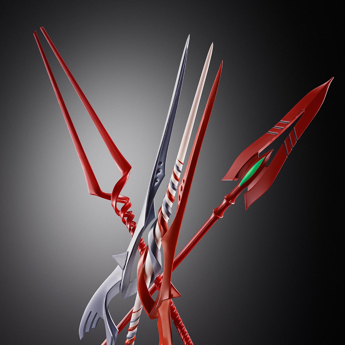 METAL BUILD 3 SPEARS SET FOR EVANGELION 30th with the spear Another ...