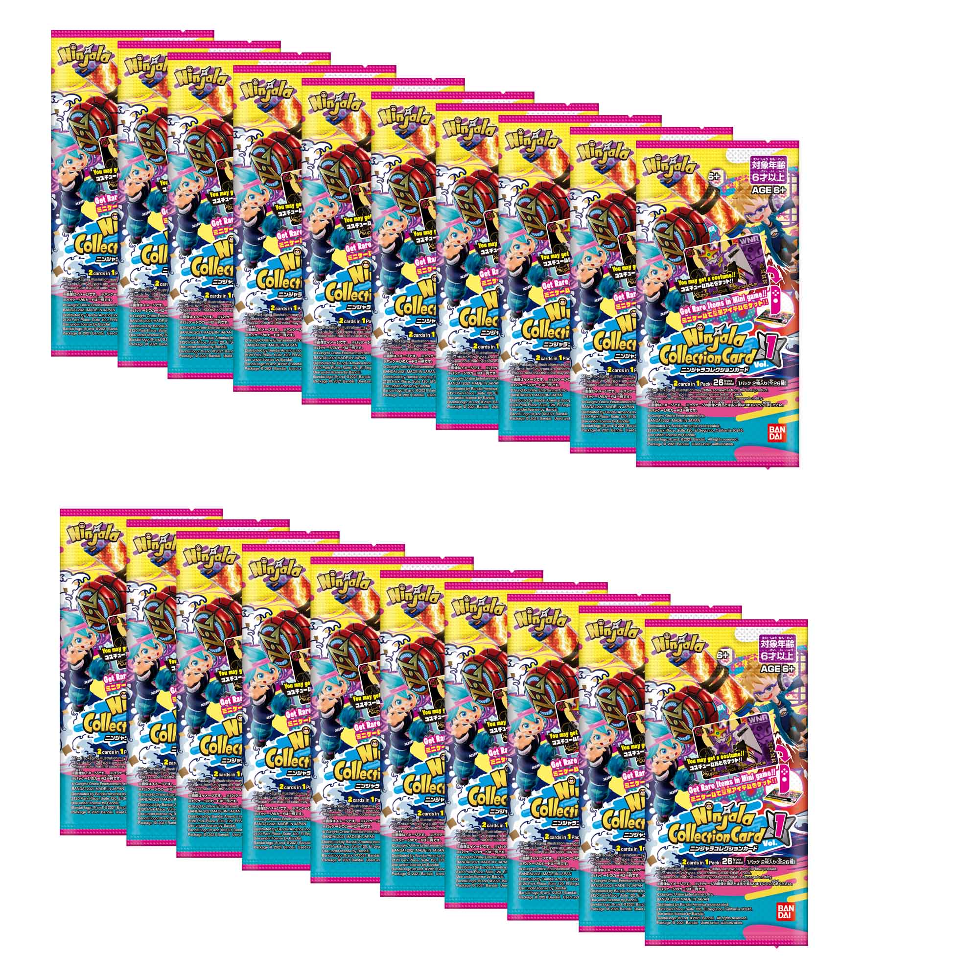 NINJALA card 20 packs | NINJALA | PREMIUM BANDAI USA [Official] Online ...
