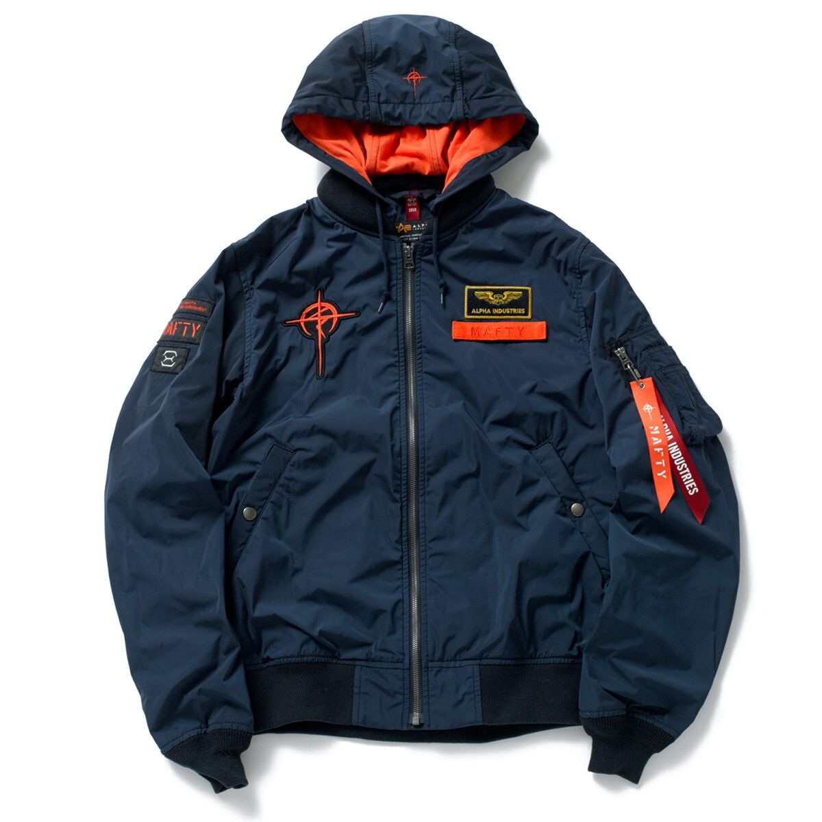 STRICT-G x ALPHA Mobile Suit Gundam Hathaway Mafty Light MA-1 Natus Jacket | GUNDAM | PREMIUM ...