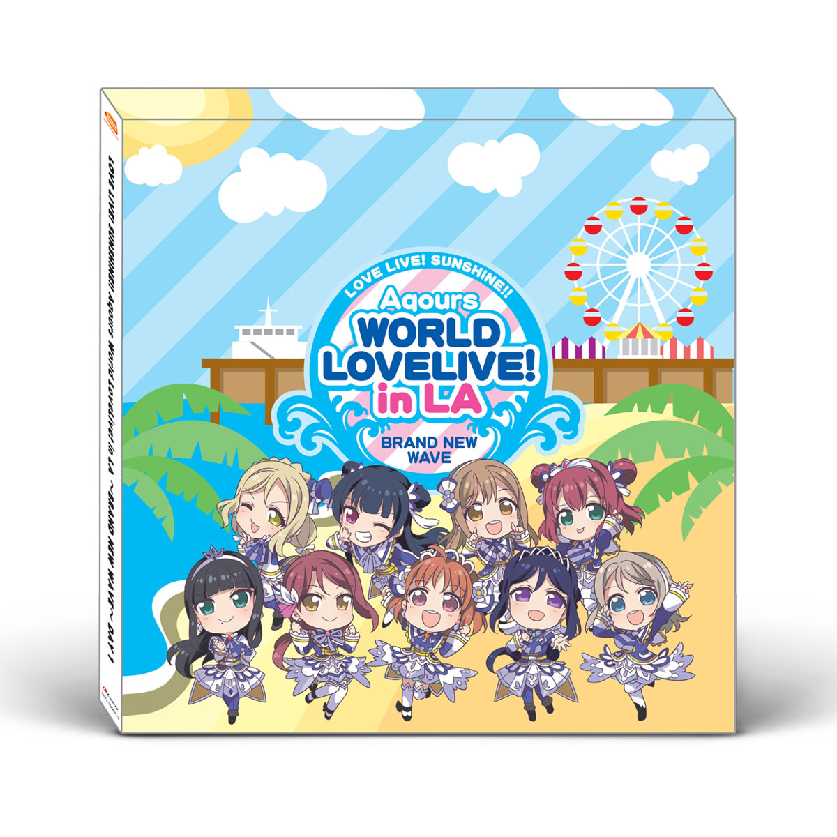 Love Live! Sunshine!! Aqours World LoveLive! In LA ~BRAND NEW WAVE~ Day 1 Vinyl Set PREMIUM ...
