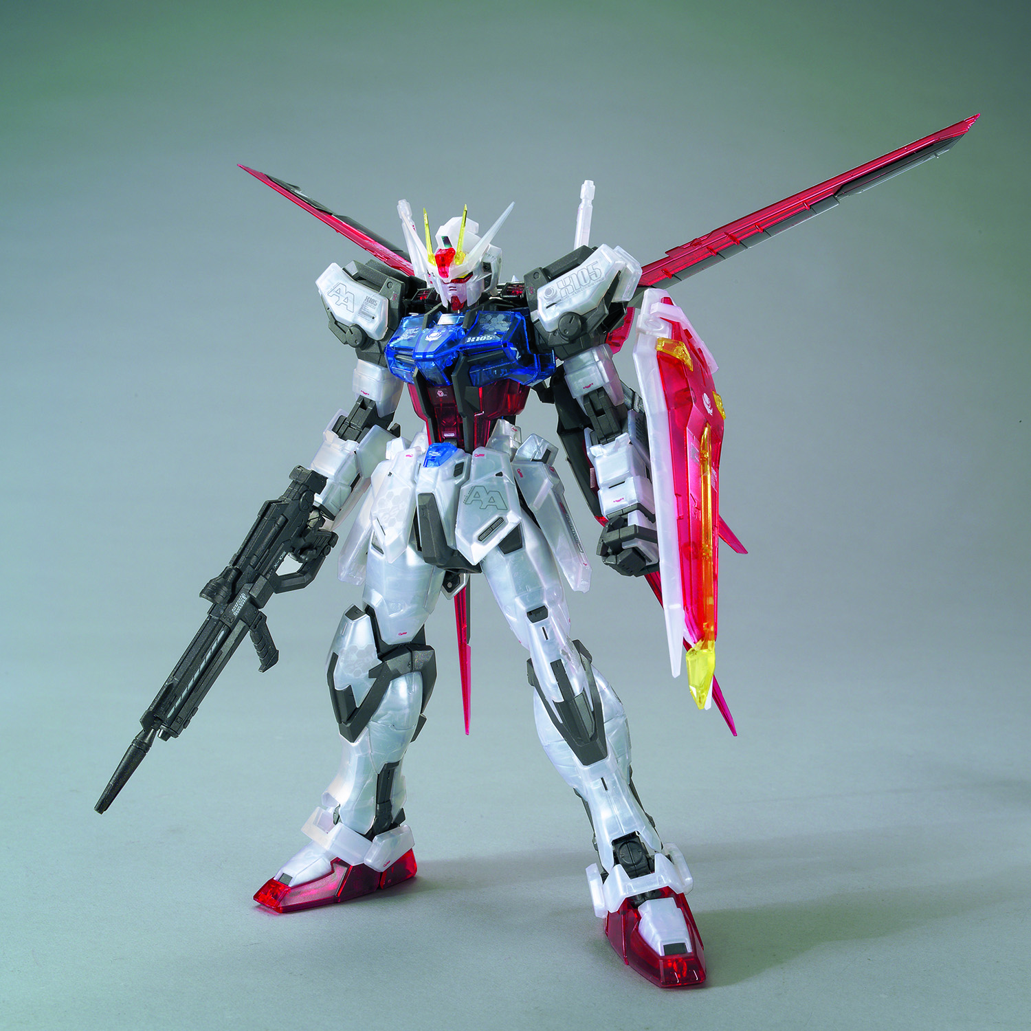 MG 1/100 THE GUNDAM BASE LIMITED AILE STRIKE GUNDAM Ver.RM [CLEAR COLOR ...