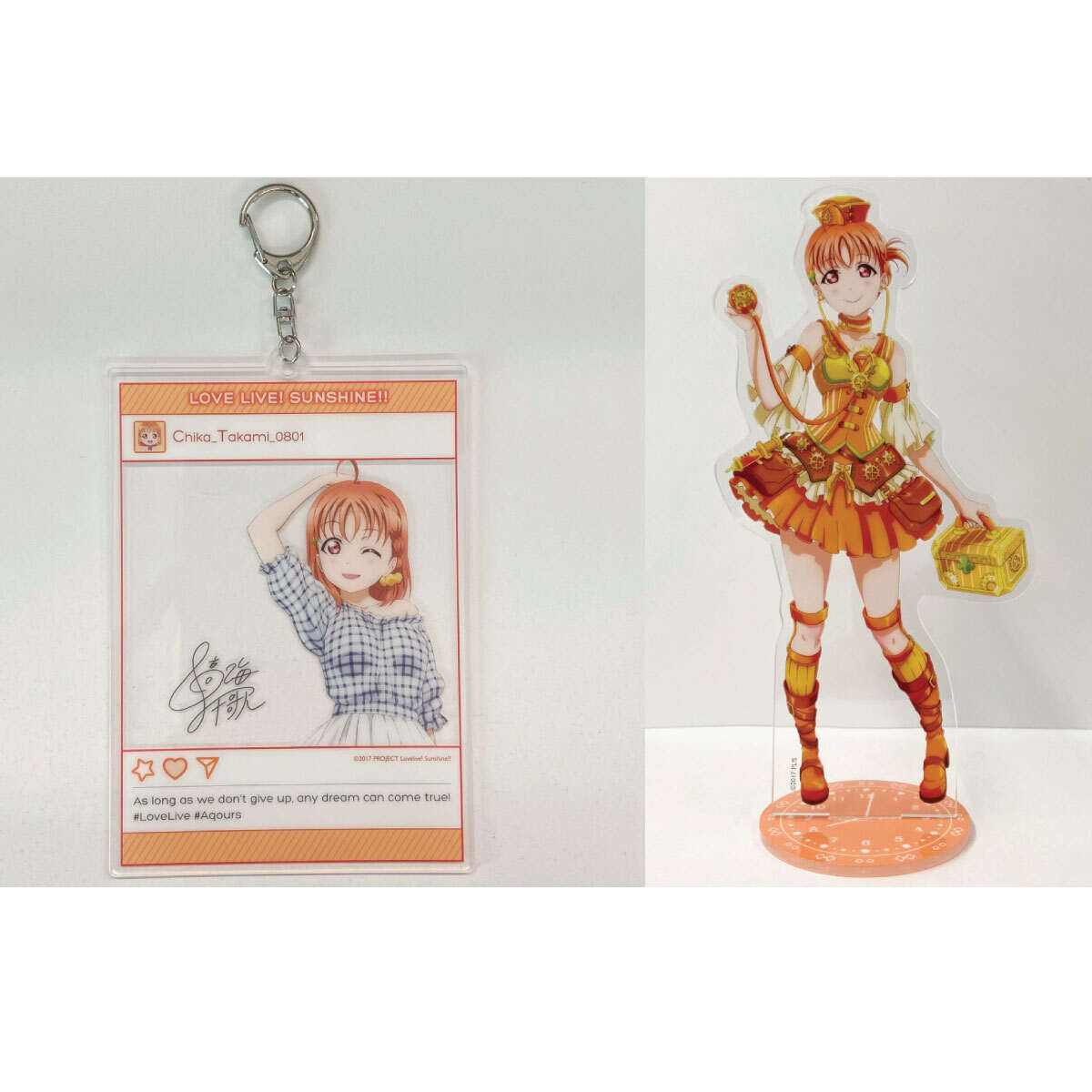 Love Live! Sunshine!! Chika Takami Acrylic photoframe style keychain ...
