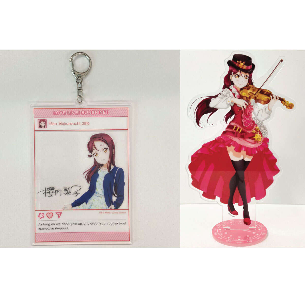 Love Live! Sunshine!! Riko Sakurauchi Acrylic photoframe style keychain ...