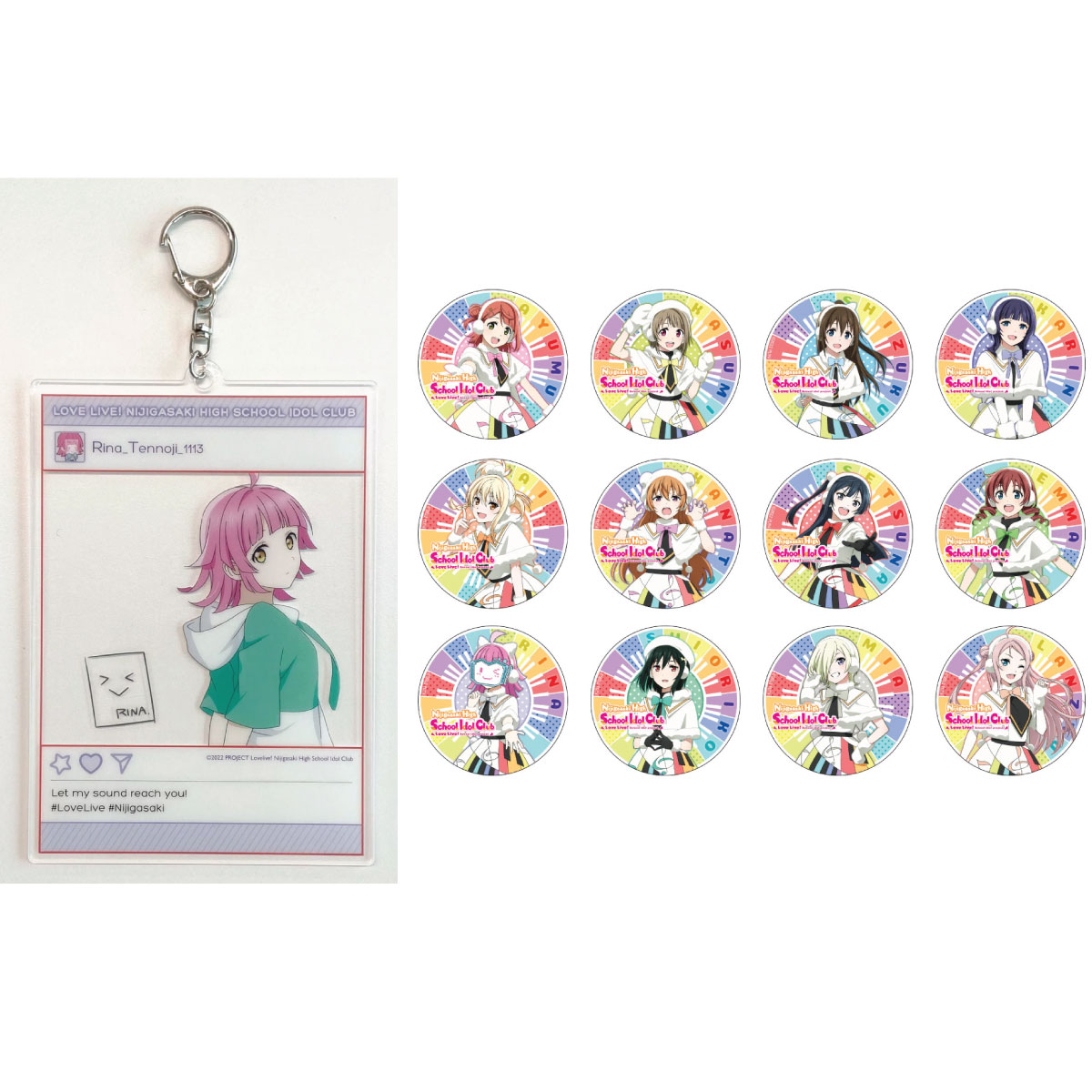 Love Live! Nijigasaki High School Idol Club Rina Tennoji Acrylic ...
