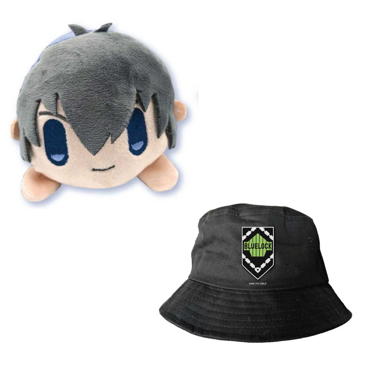 BLUE LOCK Isagi Mochibi plush and Bucket hat set February 2025 Delivery ...