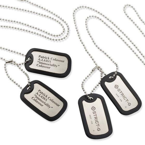 Patrick Colasour Dog Tag Necklace—Mobile Suit Gundam 00/STRICT-G ...