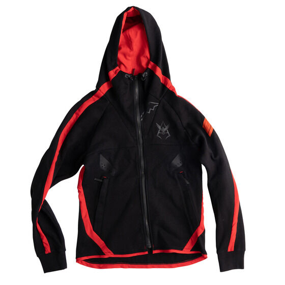 STRICT-G x KUSHITANI Mobile Suit Gundam Red Comet Rebro Hoodie Jacket ...