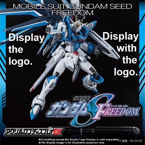 Gundam Seed Freedom Acrylic Logo