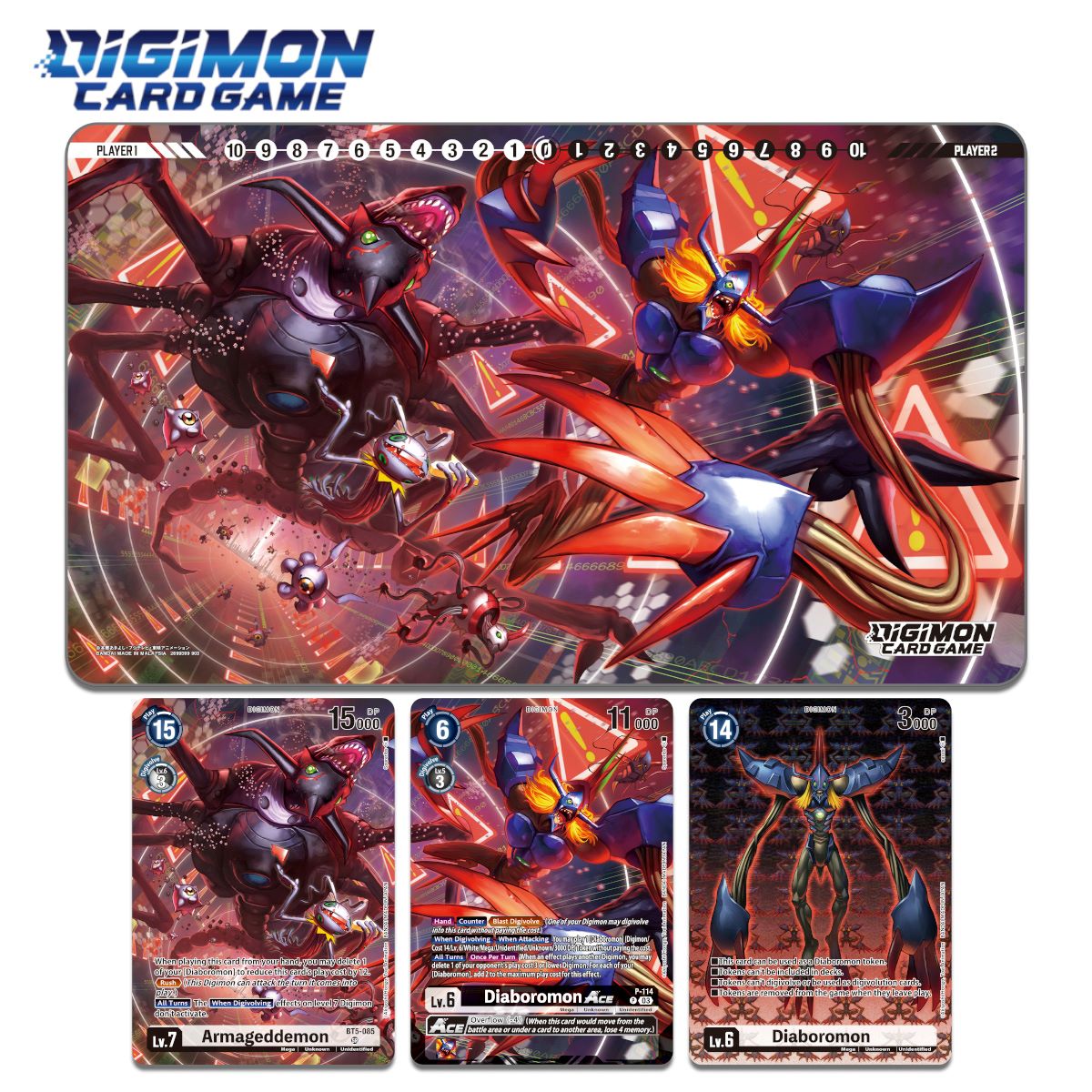 DIGIMON CARD GAME Tamer Goods Set Diaboromon | DIGIMON | PREMIUM BANDAI ...