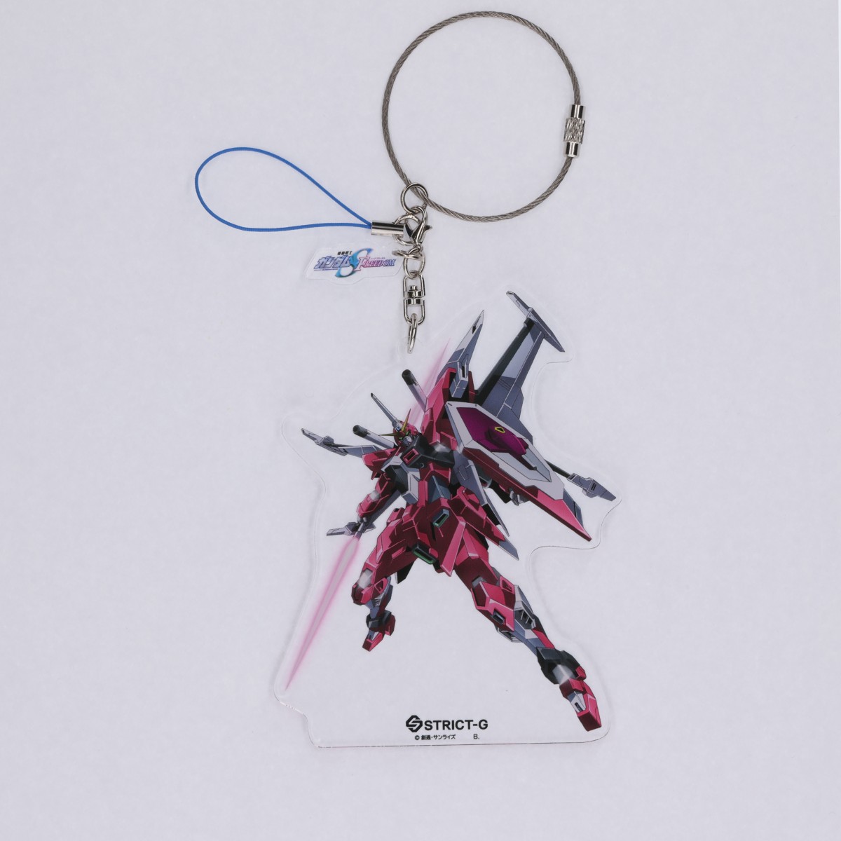 STRICT-G Mobile Suit Gundam SEED FREEDOM Acrylic Keychain INFINITE JUSTICE GUNDAM TYPE II ...