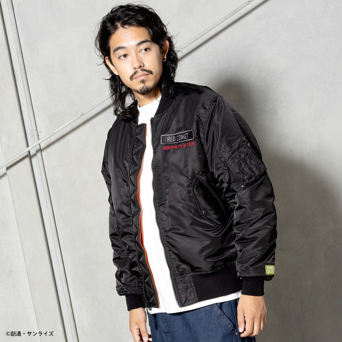 STRICT-G.ARMS Mobile Suit Gundam MA-1 Jacket RED COMET | 高達 | PREMIUM ...