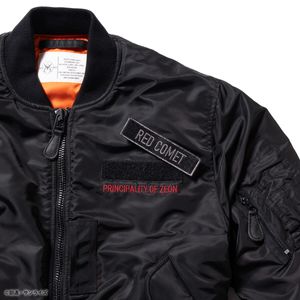 STRICT-G.ARMS Mobile Suit Gundam MA-1 Jacket RED COMET | 高達 | PREMIUM ...