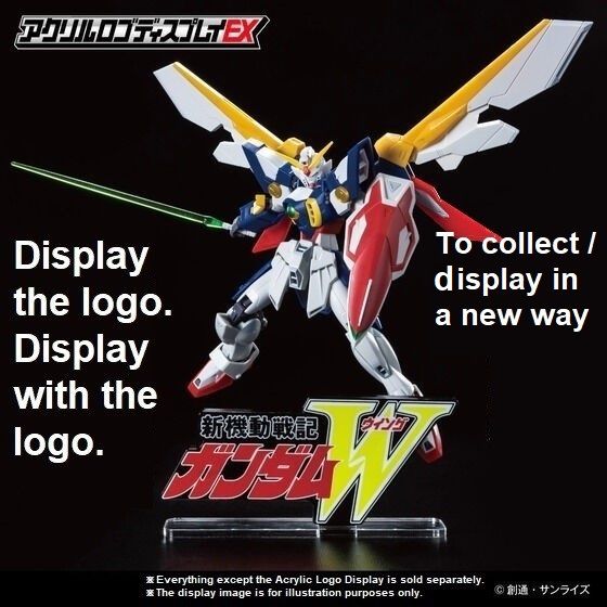 Mobile Suit Gundam Wing Acrylic Logo Display EX | 高達 | PREMIUM BANDAI ...