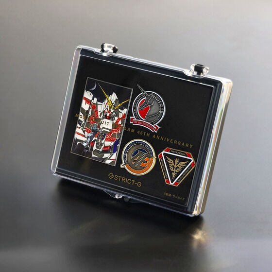STRICT-G Mobile Suit Gundam Unicorn Gundam Series 45th Anniversary Pin ...