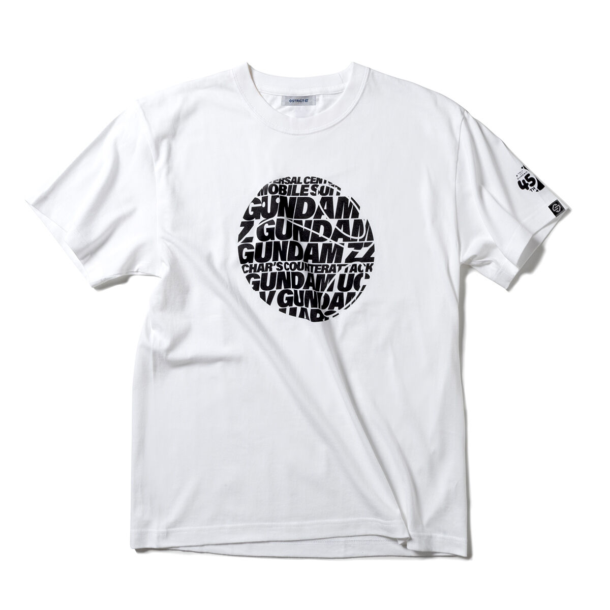 STRICT-G Gundam Series 45th Anniversary T-shirt HARO LOGO WITH VARIOUS ...