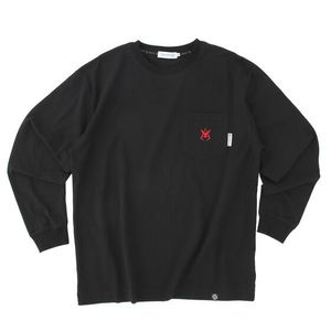 STRICT-G BASIC Mobile Suit Gundam CHAR EMBLEM Pocket Long-Sleeve T ...