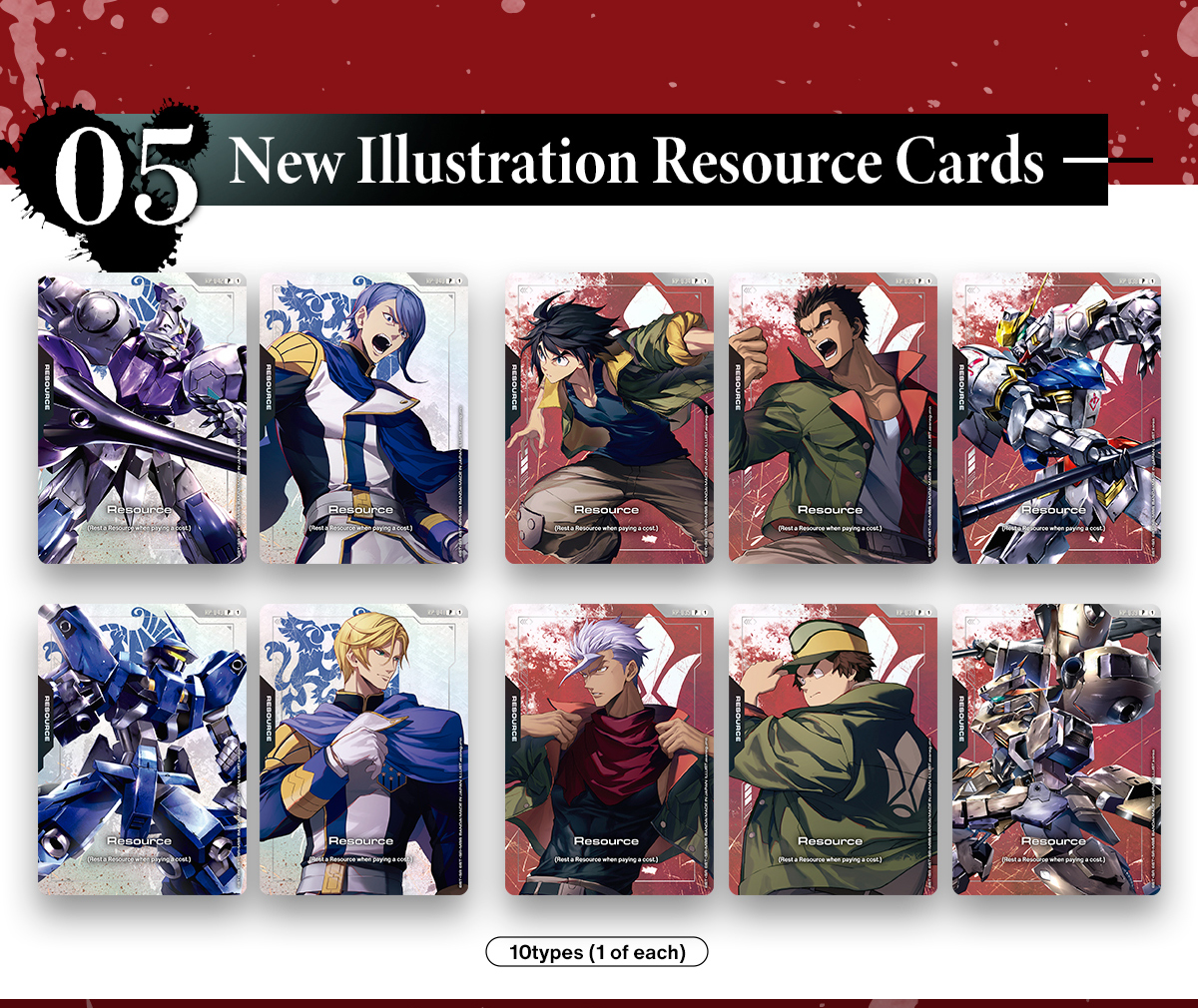 [PB02] GUNDAM CARD GAME Premium Accessory Set -Mobile Suit Gundam IRON ...