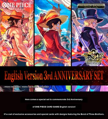 ONE PIECE CARD GAME English Version 3rd Anniversary Set | ONE PIECE ...