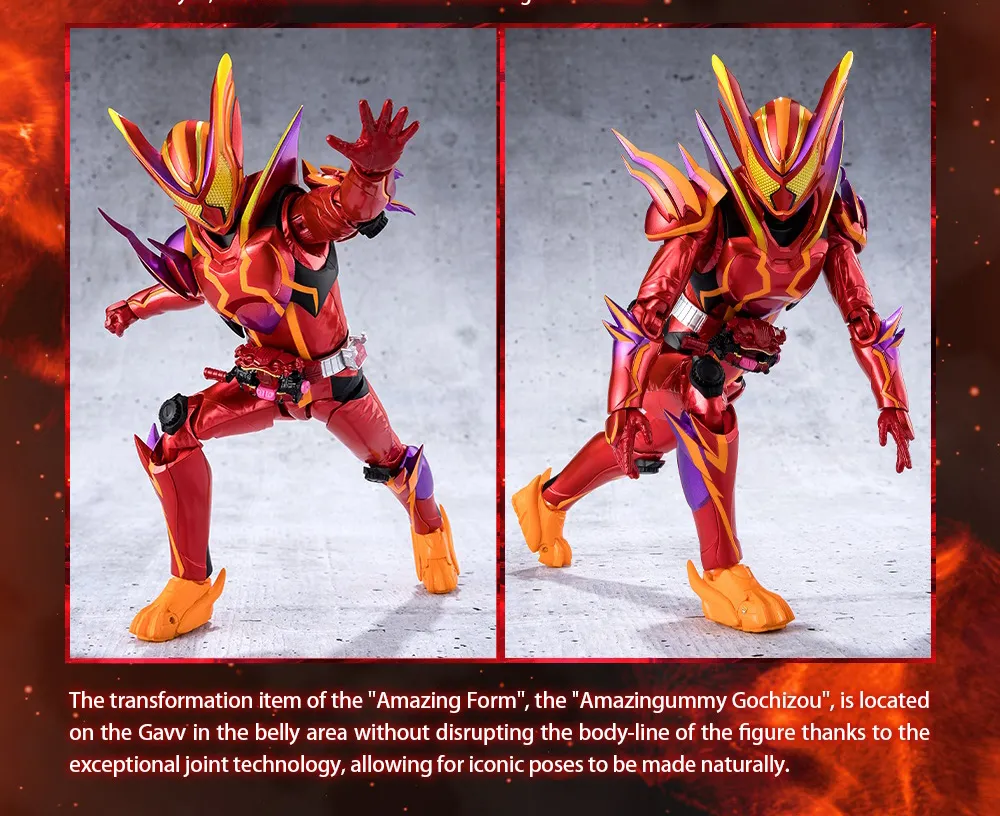 S.H.Figuarts KAMEN RIDER GAVV AMAZINGUMMY FORM | Kamen Rider | PREMIUM ...