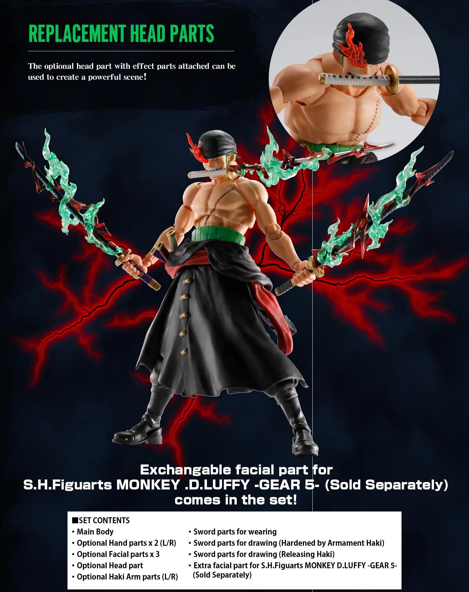 S.H.Figuarts RORONOA ZORO -THE KING OF HELL- | ONE PIECE | PREMIUM ...