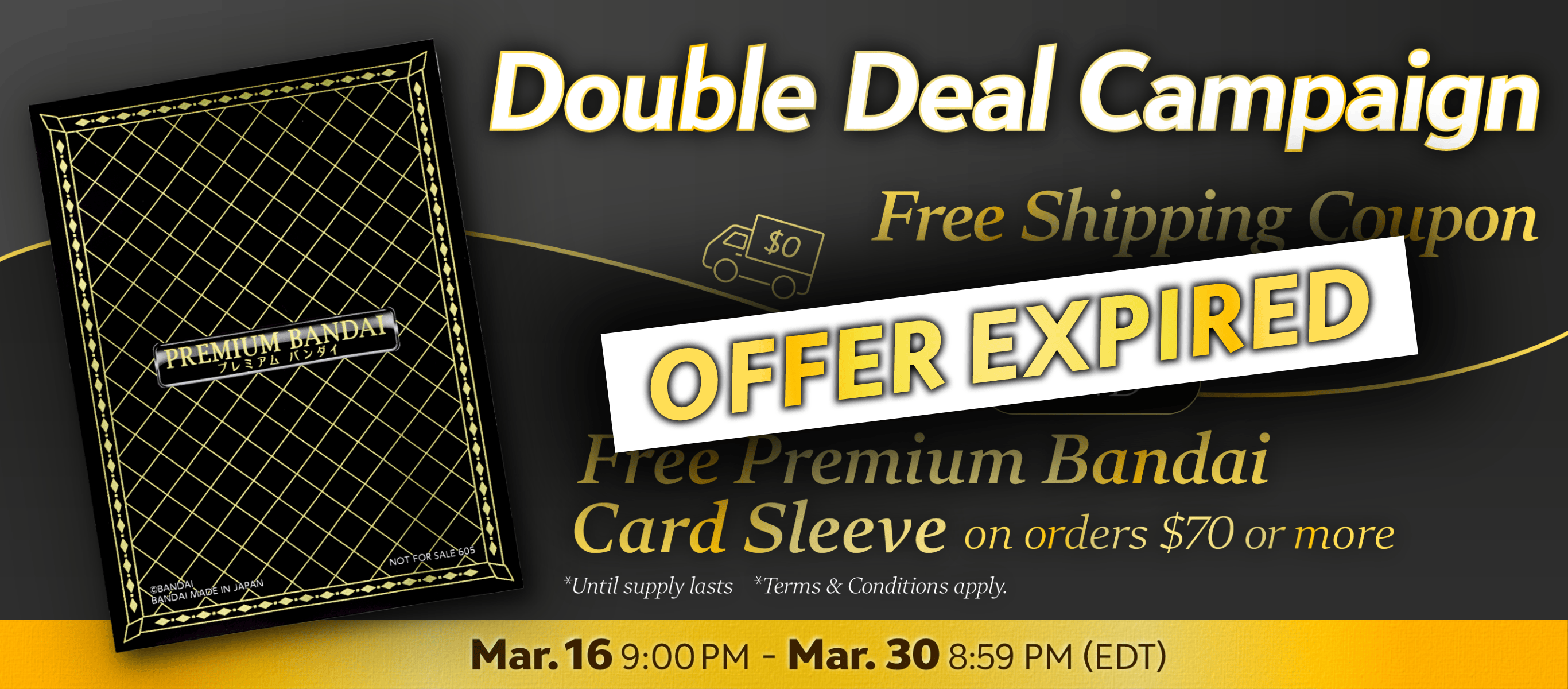 Double Deal Campaign | PREMIUM BANDAI USA [Official] Online Store for ...